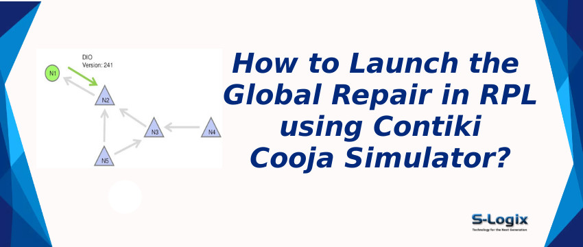 How to launch the global repair in RPL using contiki cooja simulator? | S-Logix